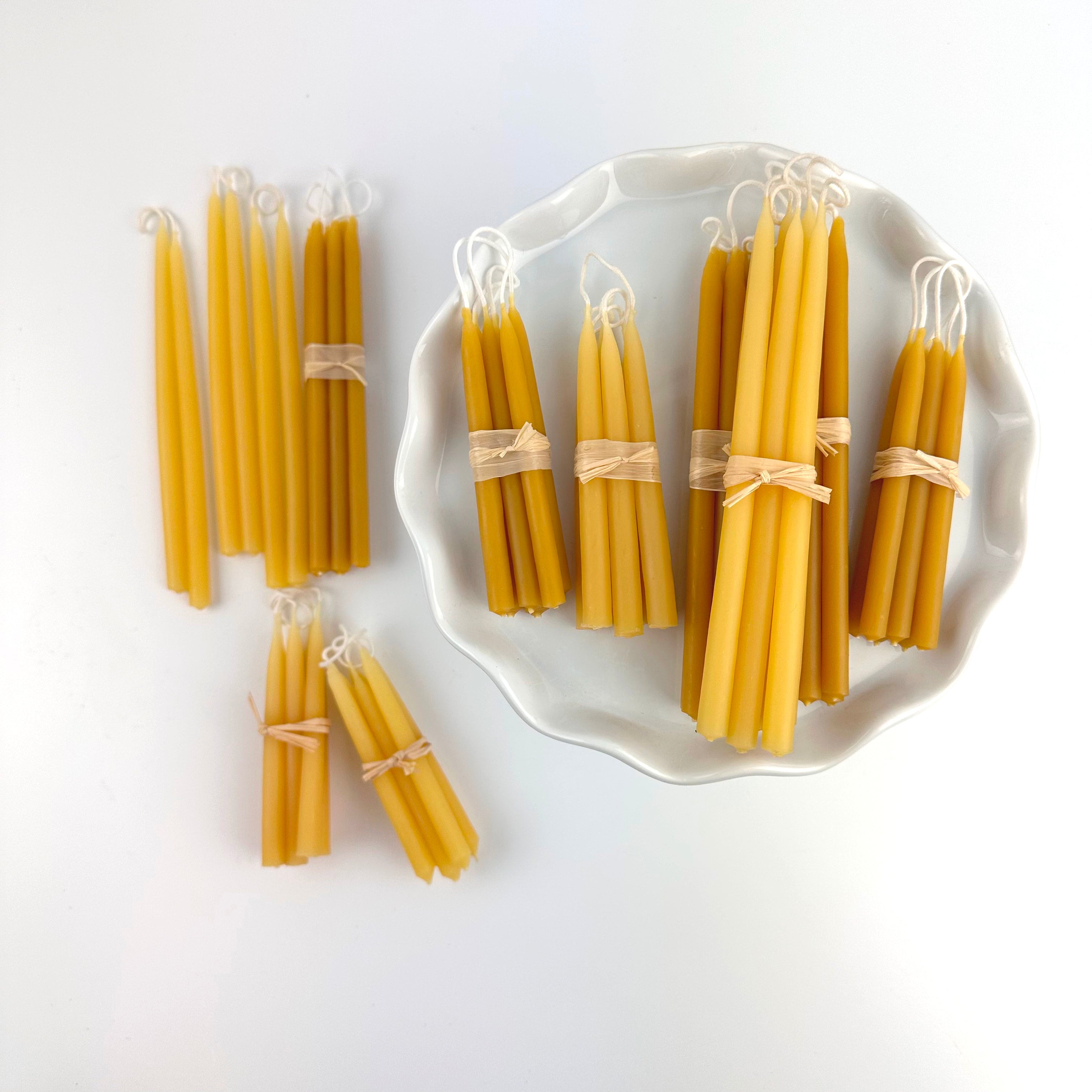 Hand-Dipped Beeswax Birthday Candles | The Beeswax Department